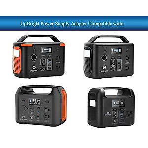 UpBright Car DC Adapter Compatible with Golabs R150 150W 204Wh, i200 200W 256Wh, R300 300W 299Wh Portable Power Station Battery Backup Solar Generator Auto Cigarette Lighter Plug Power Supply Charger