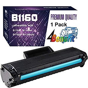 (Set of 1) 4Benefit Compatible Replacement B1160 Toner Cartridge 331-7335 (HF44N HF442) 1xBlack Used for Dell B1160 B1160w B1163w B1165nfw Laser Printers
