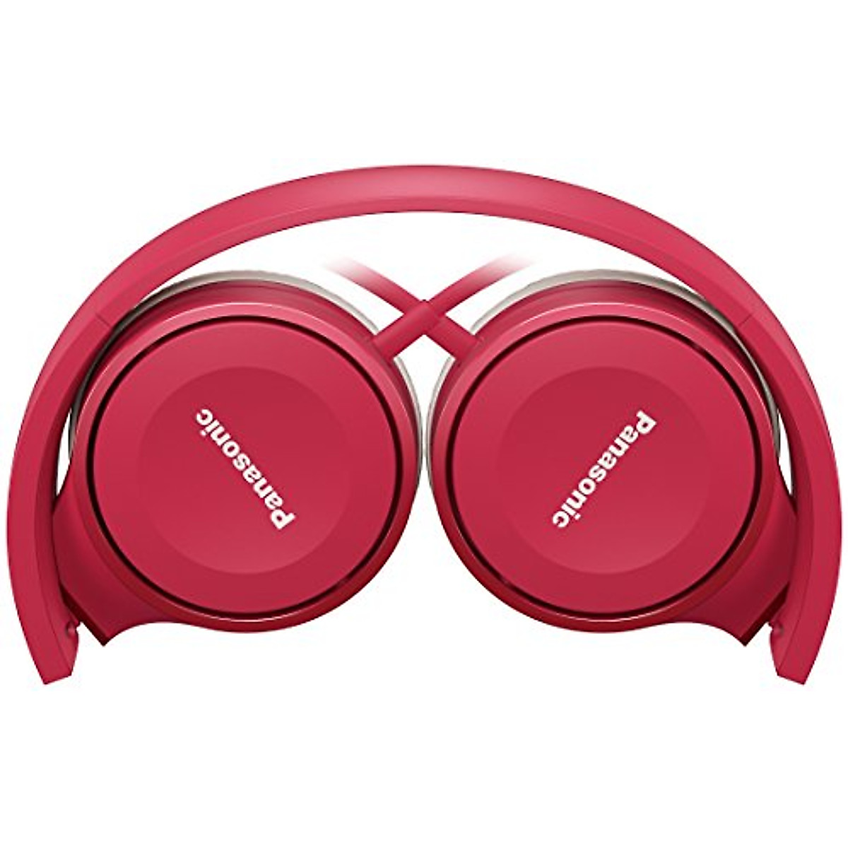 Panasonic Lightweight Headphones with Microphone, Call Controller and 3.9 ft Audio Cord Compatible with iPhone, BlackBerry, Android - RP-HF100M-P - On-Ear Headphones (Pink)