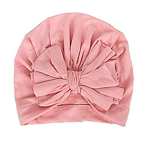 Newborn Baby Cotton Cloth Turban Toddler Rabbit Hospital Hat Ear Hat Kids Set Baby Cap (MN18)