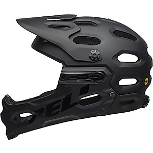 Bell Super 3R MIPS Adult Mountain Bike Helmet - Matte Black/Gray (2022), Large (58-62 cm)