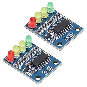 2Pcs Battery Level Indicator Battery Capacity Module Battery Level Indicator Module Module Capacity Tester Board 4 Phase 12V with 4pcs LED
