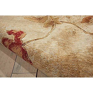 Nourison Somerset Floral Multicolor 7'9" x 10'10" Area-Rug, Easy-Cleaning, Non Shedding, Bed Room, Living Room, Dining Room, Kitchen (8x11)