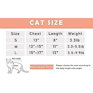 TAOZUA Cat Recovery Suit for Abdominal Wounds or Skin Diseases,Professional E-Collar Alternative After Surgery Wear Anti Licking Wounds for Cats/Dogs (One Piece-Lemon Yellow, M(3.3LB-5.5LB))