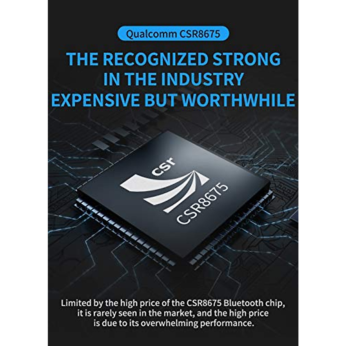 KZ HD Bluetooth V5.0 Headphone/Earphone Wireless Cable with Microphone Replacement for (C PIN (KZ-ZSN/ZSNpro/AS16/ZS10pro))