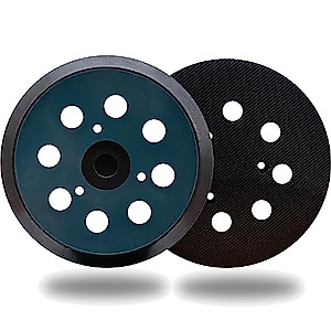 5 Inch 8-Hole Replacement Sander Pads for Dewalt Sander, 5" Hook and Loop Sanding Backing Pads for DeWalt DW420 DW421 DW422 DW423 DW426 D26451 Random Orbital Sander, 1-Pack