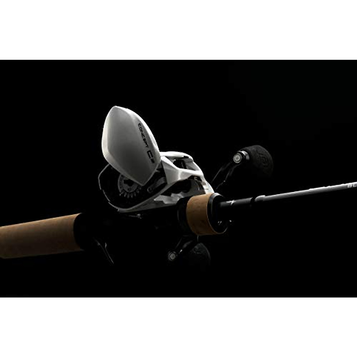13 FISHING - Concept C2 - Low-Profile Baitcast Fishing Reel - 7.5:1 - Left Hand Retrieve (Fresh+Salt) - C2-7.5-LH, White