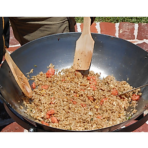 King Kooker SS22WKR 22″ Stainless Steel Wok with Ring