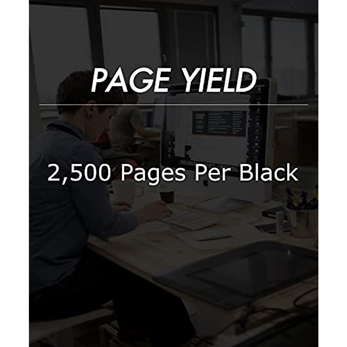 4-Pack 4xBlack Green Toner Supply Compatible for Dell 1260 Toner Cartridge B1260x4 Work with B1260 B1260dn B1265dn B1265dnf B1265dfw Mono Printer