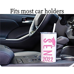 AVITO 20 oz Personalized Graduation Gift, Graduation Tumbler, Class of 2022 & 2023, Graduation Gift for Her, Class of 2022 & 2023, Seniors 2022 2023, Personalized Graduation Gift