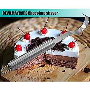 Daycount Chocolate Cheese Butter Shaver, Slicer Hook Shape Cake Decorations Graters Shavings Knife, Planer Baking Utensils