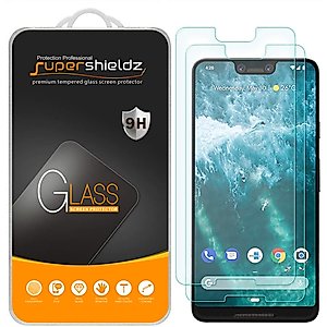Supershieldz (2 Pack) Designed for Google (Pixel 3 XL) Tempered Glass Screen Protector, 0.33mm, Anti Scratch, Bubble Free