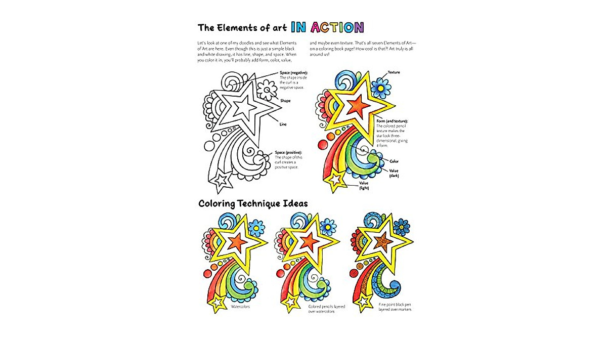 Notebook Doodles Go Girl! Coloring & Activity Book for Tweens