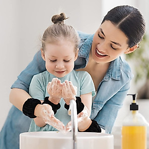 LALAXAVA Puffy Spa Headband Wristband Set/Scrunchies for Girls, Skincare Headbands for Women Washing Face, Terry Towel Cloth Fabric Head Band for Skin Care Twisted Bubble Make Up Hair Band