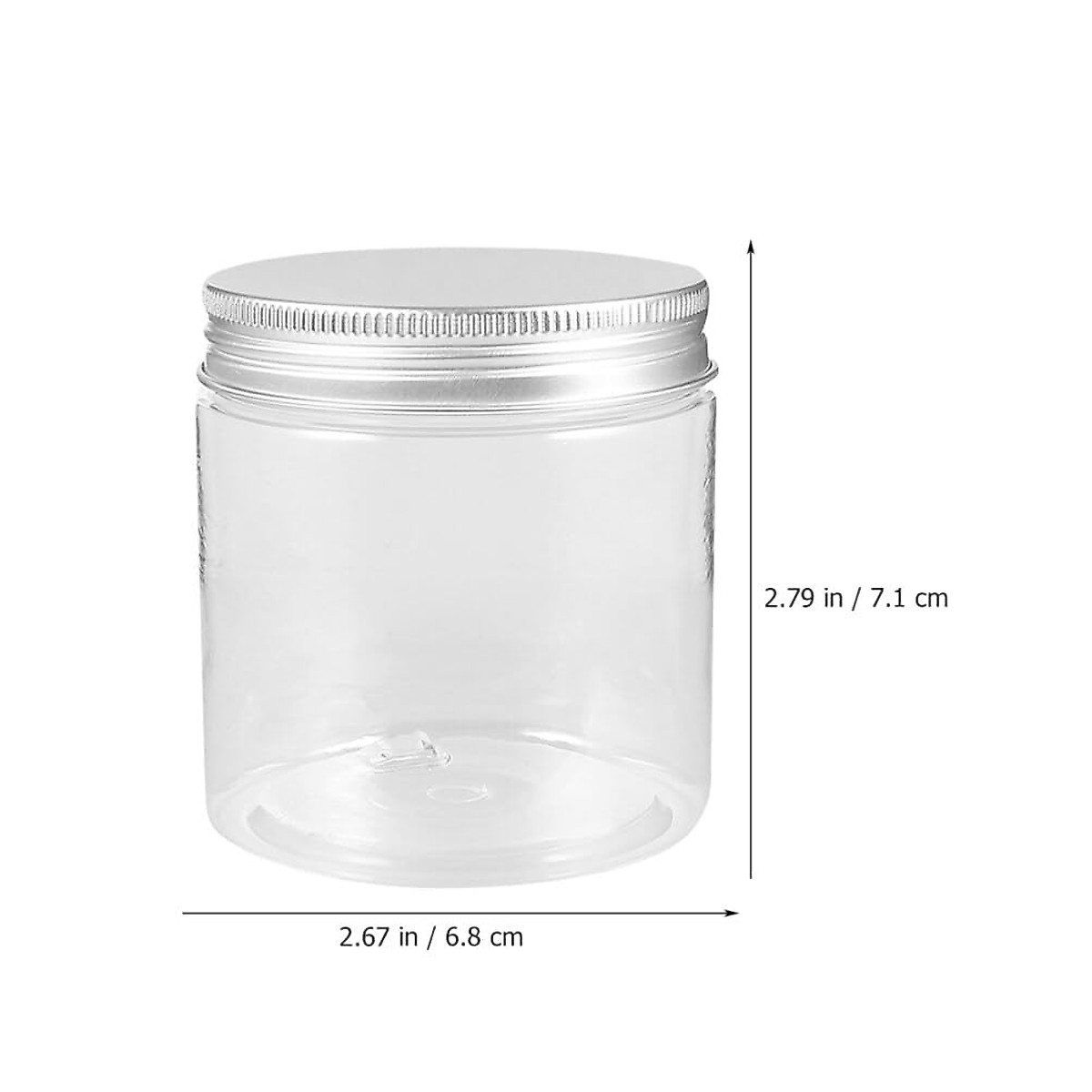 Kichvoe 6pcs honey pot honey jar jars syrup dispenser plastic sealing jar jam storage bottles sealing jam bottles clear jam jar for home jam jar with lid pet plastic small Mason