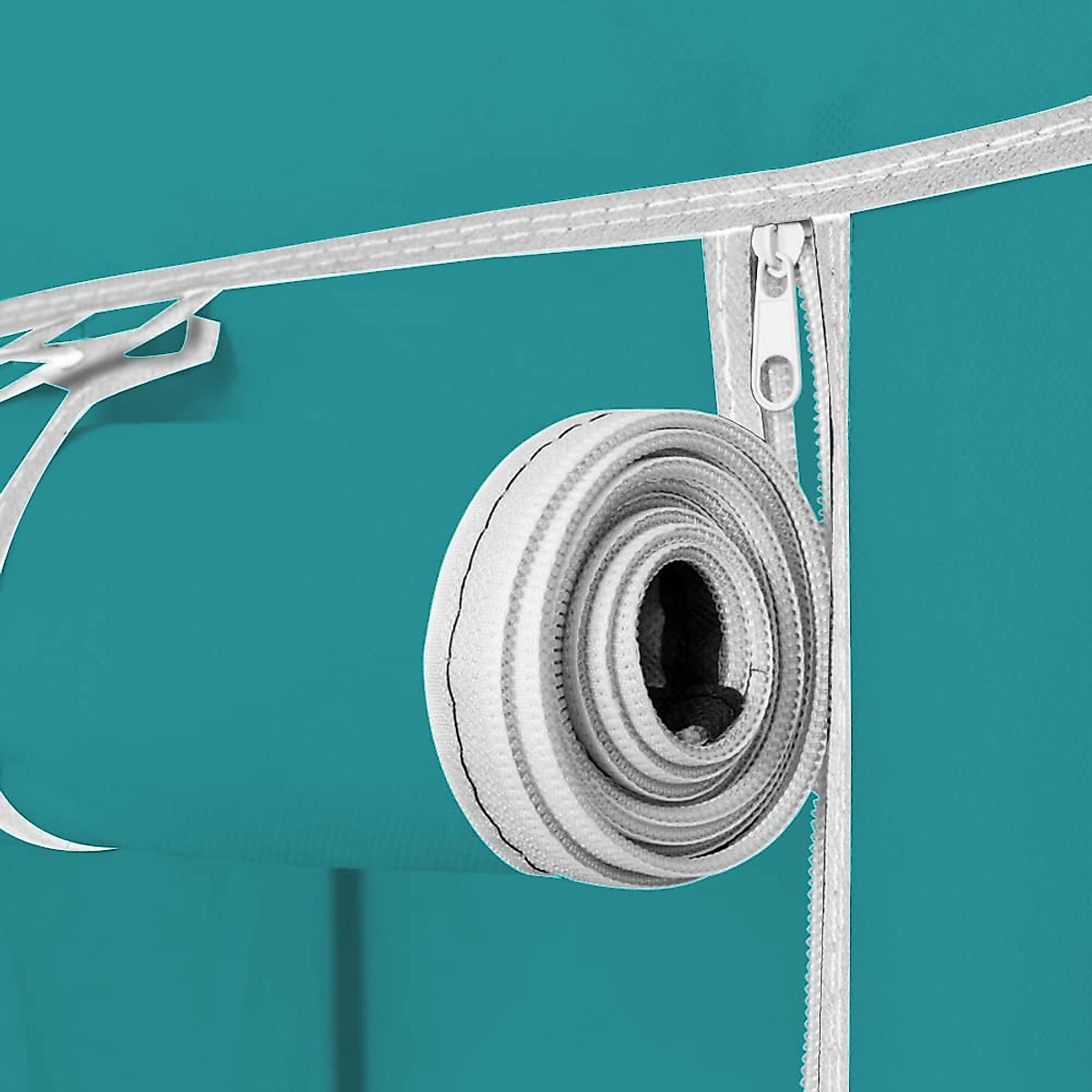 YUFENGZHE Wardrobe Storage Closet Clothes Portable Organizer Closets Shelf (Sky Blue)