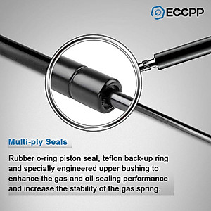 ECCPP 2pcs Rear Trunk Lid Lift Supports Struts Rods Shocks Gas Springs for Mazda 6 2003-2008,for Ford Focus 2005-2011 (With Spoiler)