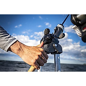 Abu Garcia MaxToro Digital Line Counter Low Profile Baitcast Fishing Reel, Black, 50LP