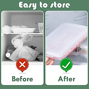 6 Pack Bacon Keeper, Deli Meat Saver for Refrigerator, Container with Airtight Lid, Cold Cuts Cheese Bacon Storage Container for Refrigerator, Lunch Meat Container, 3pcs Serving Tongs