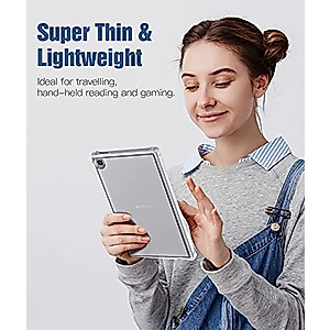 TiMOVO Clear Case for Samsung Galaxy Tab A7 Lite 8.7 2021 (SM-T220/T225/T227), Shockproof Drop Protection Slim Lightweight TPU Transparent Back Cover Shell for Galaxy Tab A7 Lite 8.7 2021 Tablet