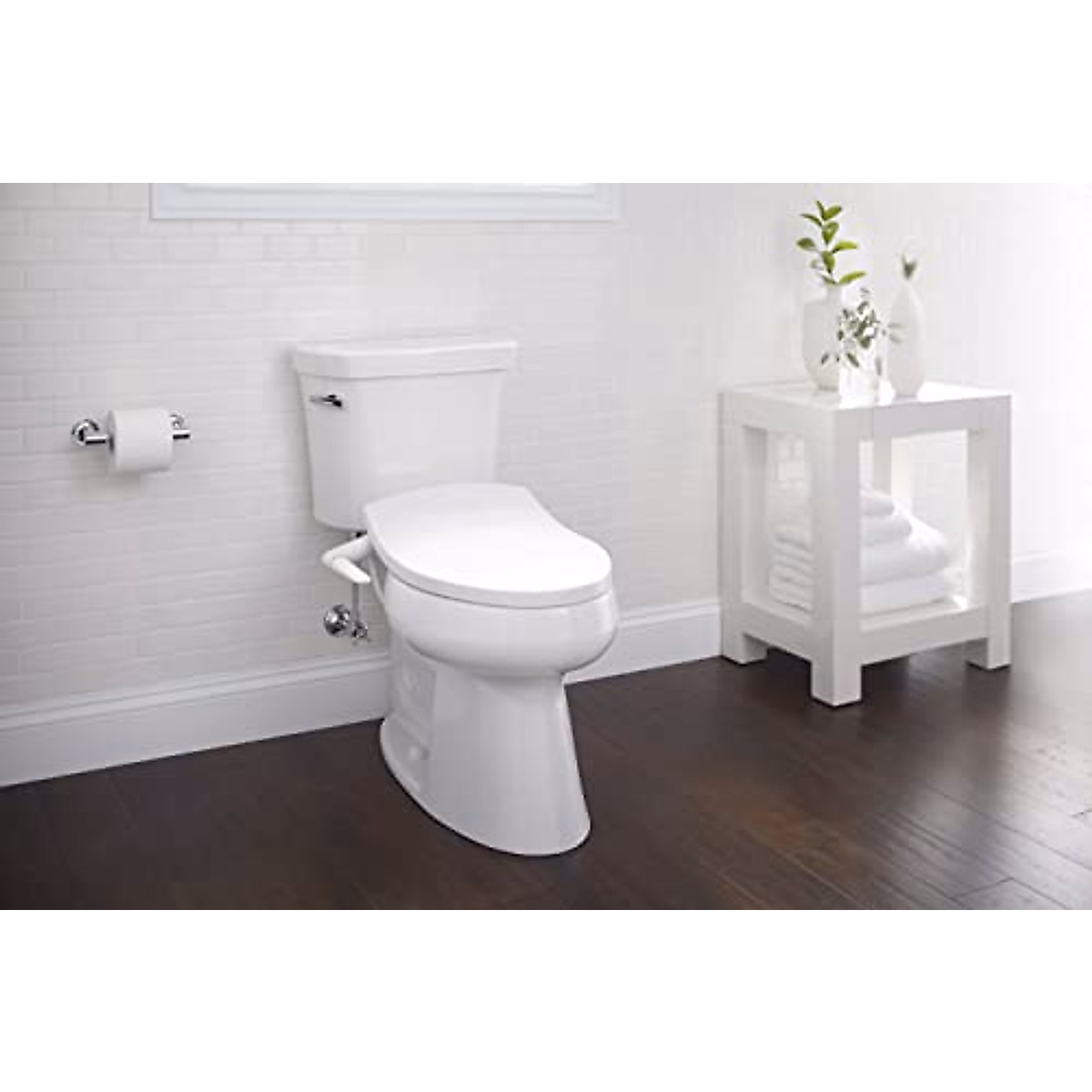 KOHLER 4467-0 Wellworth 1.28 gpf Toilet Tank with Left-Hand Trip Lever, One Size, White