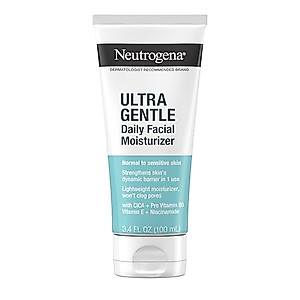 Neutrogena Fragrance Free Daily Facial Moisturizer, Face Moisturizer for Sensitive & Dry Skin with Vitamin B3, Pro-Vitamin B5 & Vitamin E, Supports Skin's Dynamic Barrier, 3.4 fl. oz