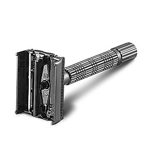 VIKINGS BLADE Safety Razor for Women + 5 Swedish Steel Blades. Quick Release Head, Double Edge. Smooth, Reusable, Eco-Friendly (Model: Athena)