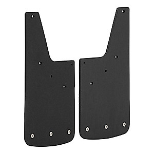 LUVERNE 250740 Front or Rear 12-Inch x 20-Inch Textured Rubber Mud Guards, Select Chevrolet Silverado, GMC Sierra 1500, 2500, 3500 HD