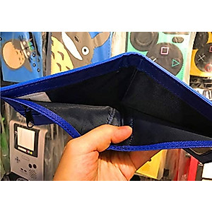 CALM PLANET Game Men'S Coin Purse DualShock Joystick Leather Bi-Foid Wallet, Large-Capacity Portable Controller Id Card Holder -04