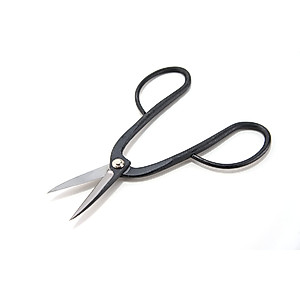 Japanese Bonsai Gardening Long Handle Scissors, Made in Japan, Overall Length 7.8 inch