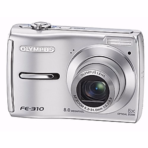Olympus FE-310 8MP Digital Camera with 5x Optical Zoom (Silver)