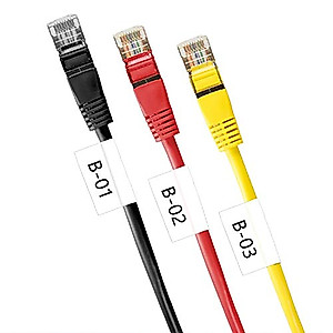 Unismar Compatible for Brother Flexible-ID TZe-FX231 12mm 0.47'' Laminated White Tze Flexible Cable Wire Tape for Ptouch PT-D200 PT-D220 PT-D210 PT-D600 PT-D400 PT-H100 PT-H110, 1/2" x 26.2', 5-Pack