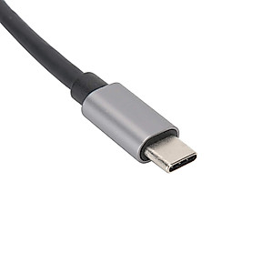 Shipenophy Type-C Hub Stable Operation 4-in-1 USB 3.0/3.1 Specifications Silver Durable Type‑C Adapter for PC Laptop Computer