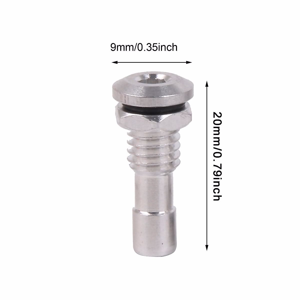 Mxfans 4X Outlet Nozzle Water Valve M6 Silver for RC Boat DIY Connecting