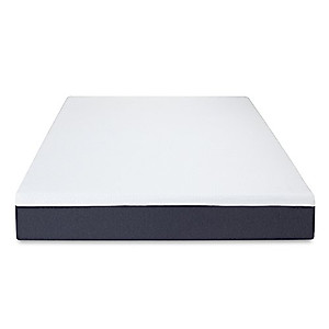 Olee Sleep 10 Inch EOS Multi Layer Gel Infused Memory Foam Mattress, Queen, White