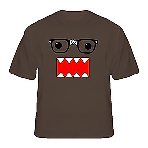 Domo Cartoon Funny Tv T Shirt XL Dark Chocolate