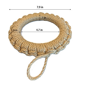 LIFEBAR Jute Trivets Woven Trivets Donut Hot Pads Trivet for Kitchen Wood Trivet Mat for Hot Pots, Pans, Dishes,Teapot and Tabletop