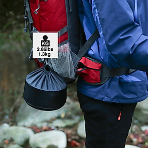 REDCAMP 22 PCS Camping Cookware Set for Family, Compact & Folding Backpacking Cookset for 4-5 Persons, Anodized Aluminum Lightweight Camping Pots and Pans Set