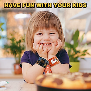 JDSTY 48 PCS Halloween Slap Bracelets Halloween Toys for Kids Girls Boys Halloween Party Favors Halloween Treat Bags Gifts…