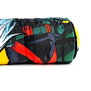 JUST FUNKY My Hero Academia Superheroes Lightweight Fleece Throw Blanket | 45 x 60 Inches