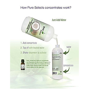 Pure Selects Dish Soap Concentrate • 2 Pack • Each Quart of concentrate makes 4 quarts of Dish Soap • All Natural • No added Fragrance or Dye • NO ANIMAL TESTING