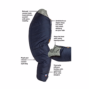 Big Agnes Sidewinder Camp 20 Sleeping Bag (FireLine Eco) Long
