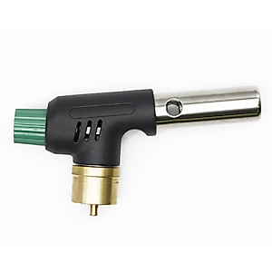 Flame King FK-PV777CGA Mini Propane Blow Torch Head 10,000 BTU for Kitchen, Soldering, Searing, Charcoal/Fire Pit Lighting