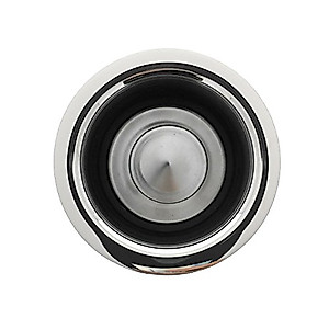 Essential Values Kitchen Extended Sink Flange, Deep Polished Stainless Steel Flange for Insinkerator Garbage Disposals and Other Disposers That Use A 3 Bolt Mount and A Thicker Sink