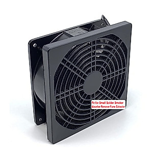 QINIZX 5 Pack Set Solder Smoke Fume Absorber Activated Carbon Filter Sponge Solder Extractor Filter Replacement Fume Filters DIY Working Fan for Soldering Station (4.73x4.73x0.2inch)