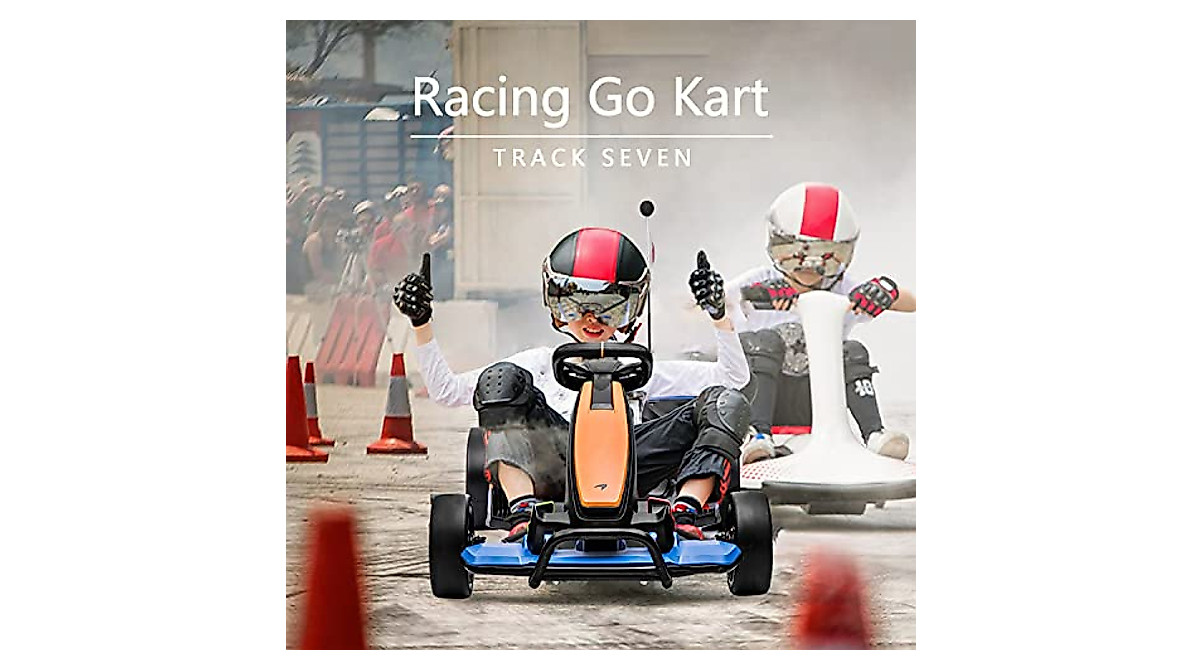 Track Seven Electric Go Kart for Kids - 24V Performance