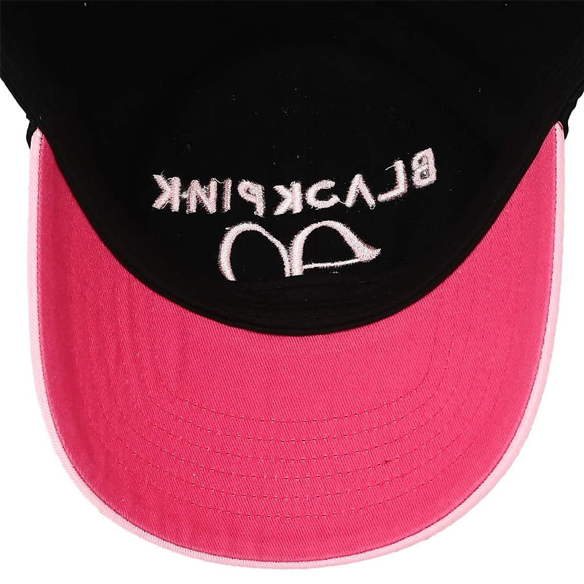 Blackpink BP Logo Plain Black Traditional Adjustable Hat
