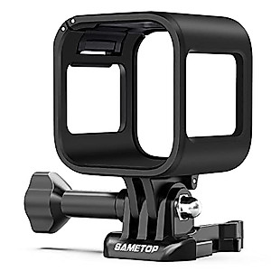 Sametop Frame Mount Housing Case Compatible with GoPro Hero 5 Session, Hero 4 Session, Hero Session Cameras