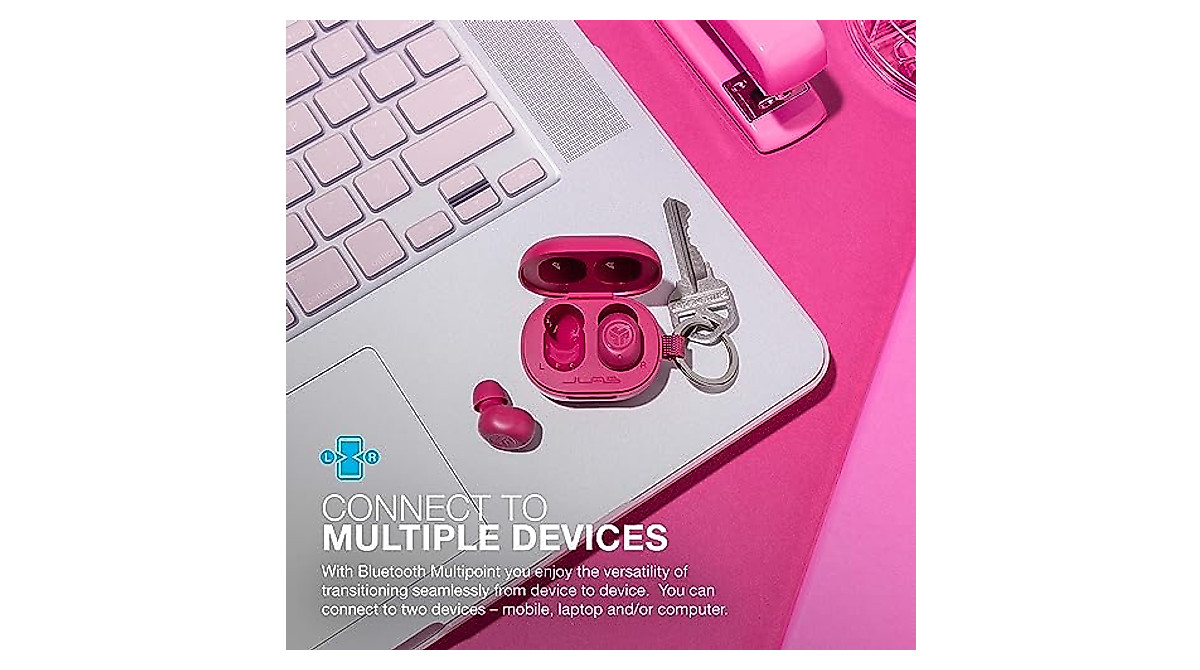 JLab JBuds Mini True Wireless Earbuds Pink | Compact & Powerful