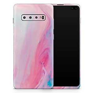 DesignSkinz Marbleized Colored Paradise V3 Protective Vinyl Decal Wrap Skin Cover Compatible with The Samsung Galaxy S20 (Screen Trim & Back Glass Skin)